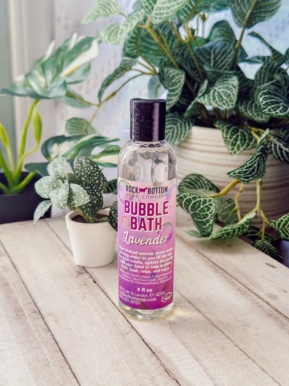 Bubble Bath – Gentle, Sudsy & Fun | Rock Bottom Soap (4 oz)